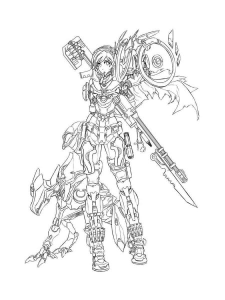 RWBY coloring pages