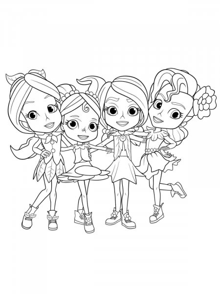 Rainbow Rangers coloring pages