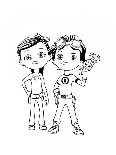 Rasty Rivets coloring pages
