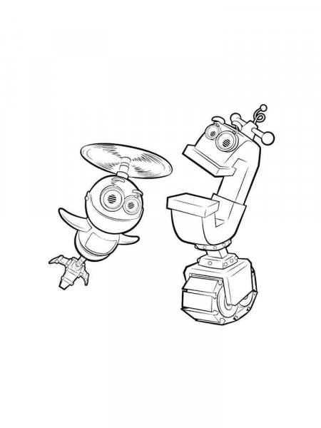 Rasty Rivets coloring pages