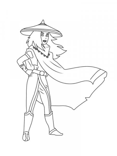 Raya and the Las Dragon coloring pages