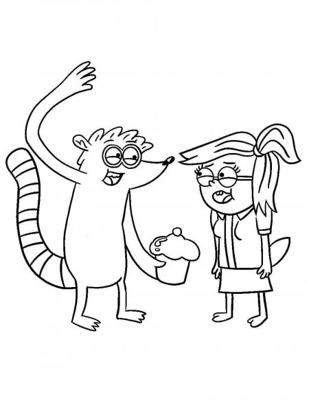 Regular Show coloring pages
