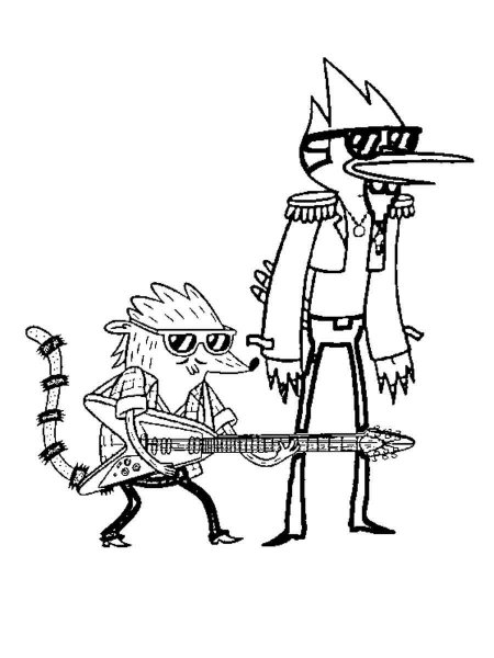 Regular Show coloring pages