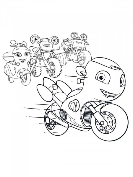 Ricky Zoom coloring pages
