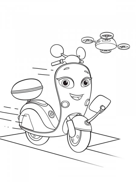 Ricky Zoom coloring pages
