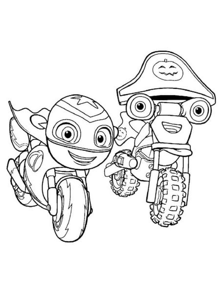 Ricky Zoom coloring pages