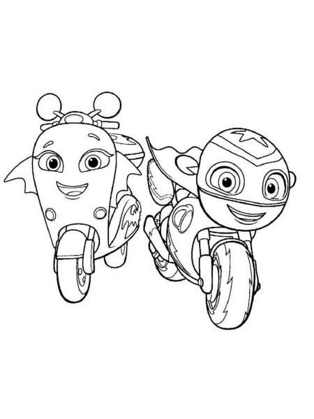 Ricky Zoom coloring pages