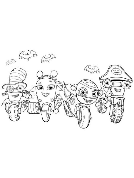 Ricky Zoom coloring pages