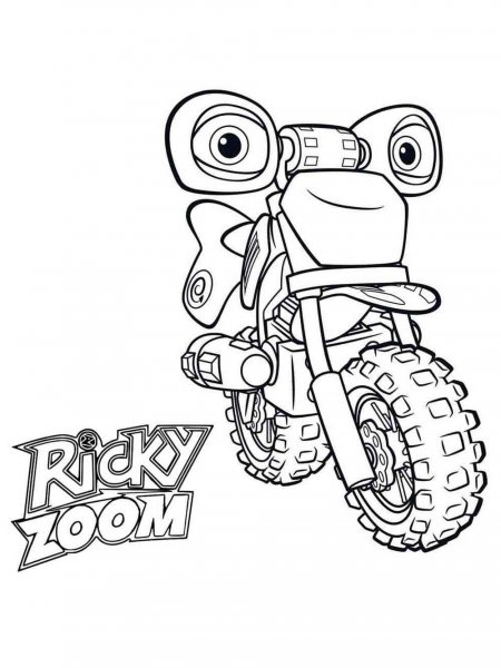 Ricky Zoom coloring pages
