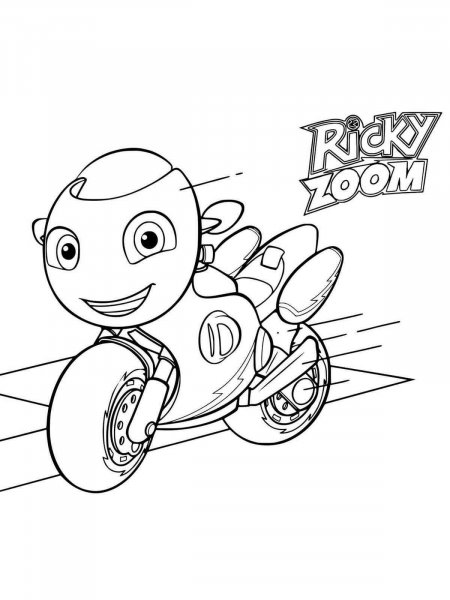 Ricky Zoom coloring pages