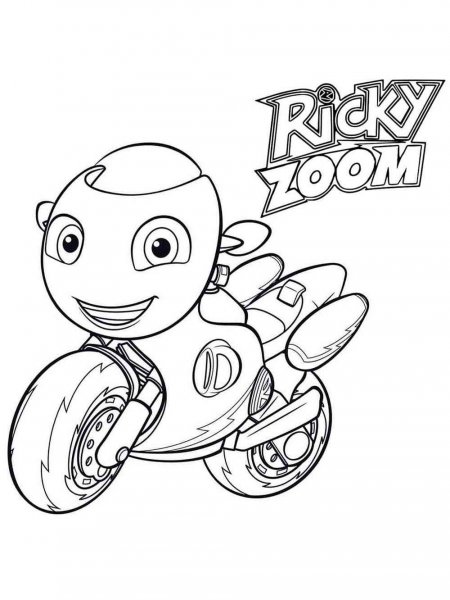 Ricky Zoom coloring pages