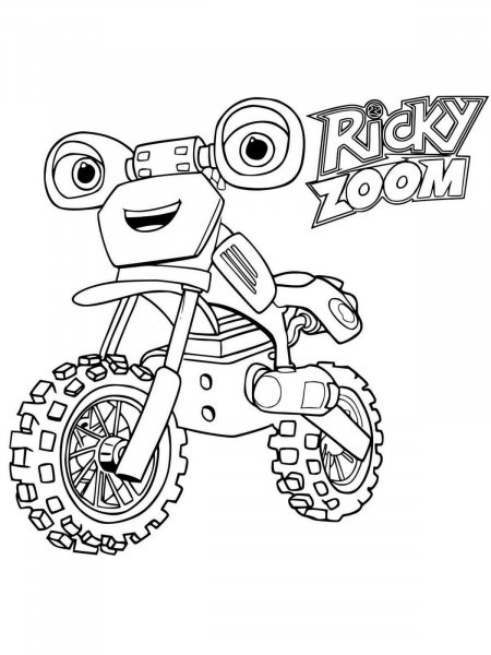Ricky Zoom coloring pages