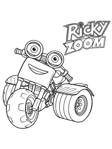 Ricky Zoom coloring pages