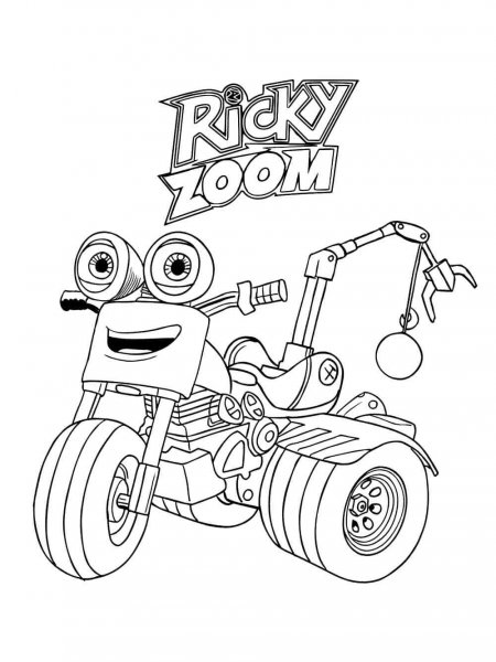 Ricky Zoom coloring pages