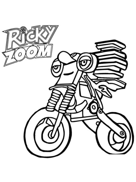 Ricky Zoom coloring pages