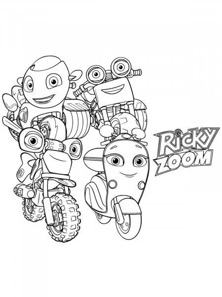 Ricky Zoom coloring pages