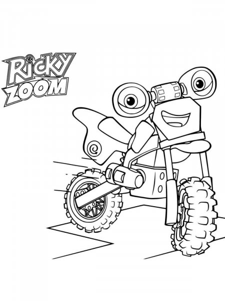 Ricky Zoom coloring pages