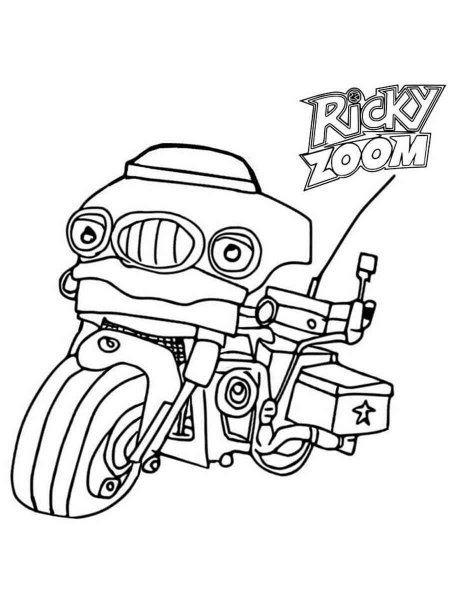 Ricky Zoom coloring pages
