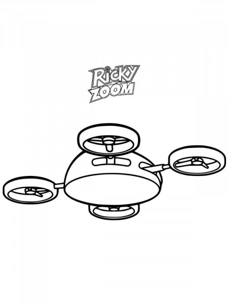 Ricky Zoom coloring pages