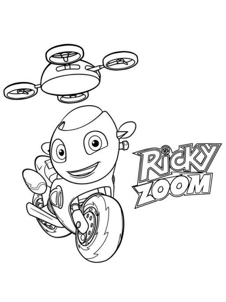 Ricky Zoom coloring pages