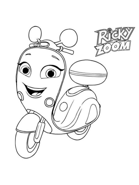 Ricky Zoom coloring pages