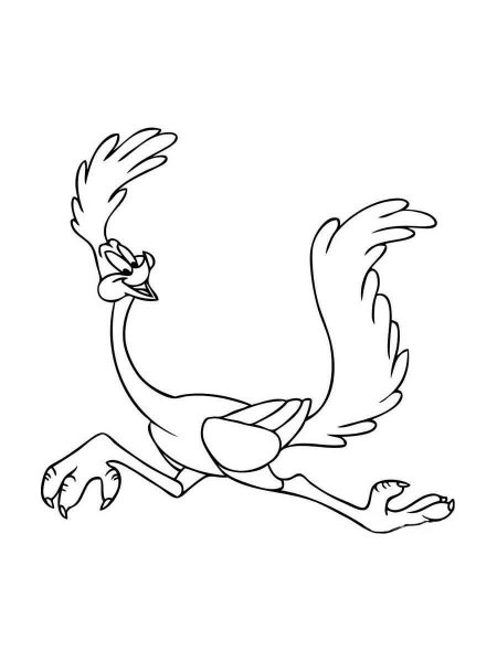Road Runner coloring pages