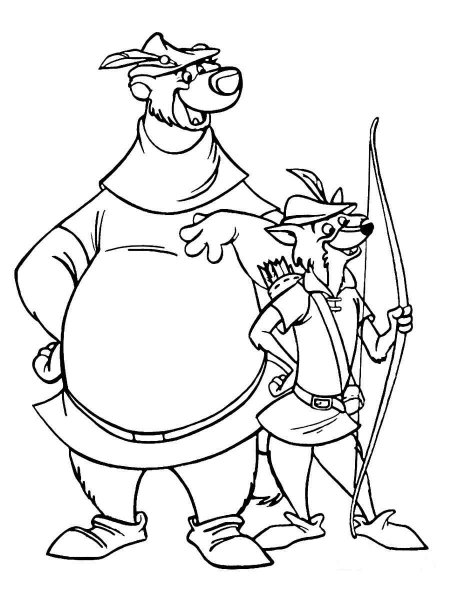 Robin Hood coloring pages