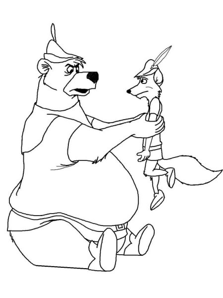 Robin Hood coloring pages