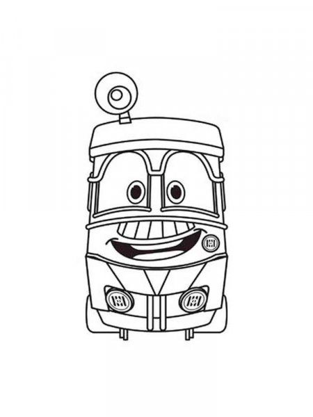 Robot Trains coloring pages