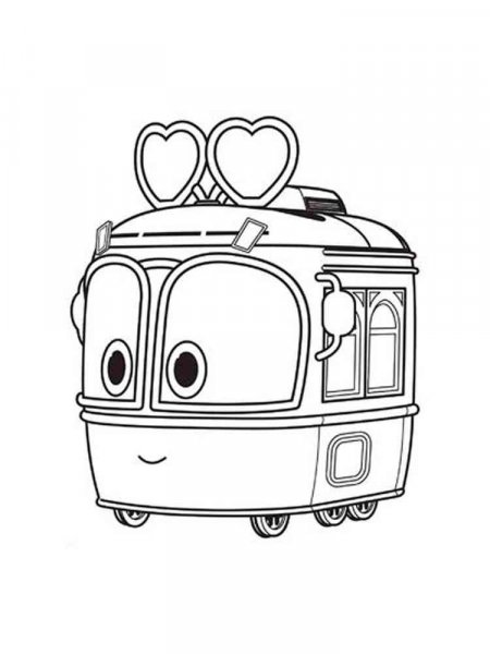 Robot Trains coloring pages