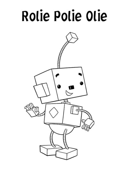 Rolie Polie Olie coloring pages