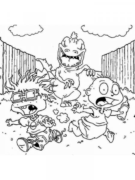 Rugrats coloring pages
