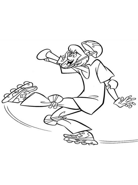 Shaggy coloring pages