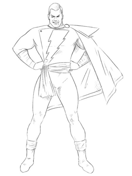 Shazam coloring pages