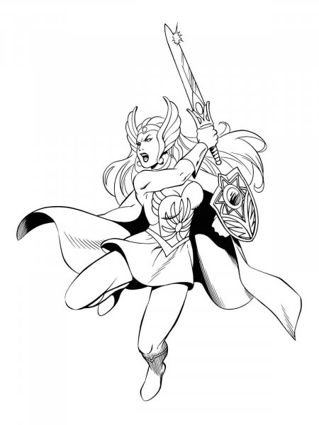 She-Ra Princess coloring pages