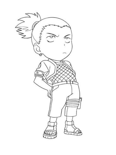Shikamaru coloring pages