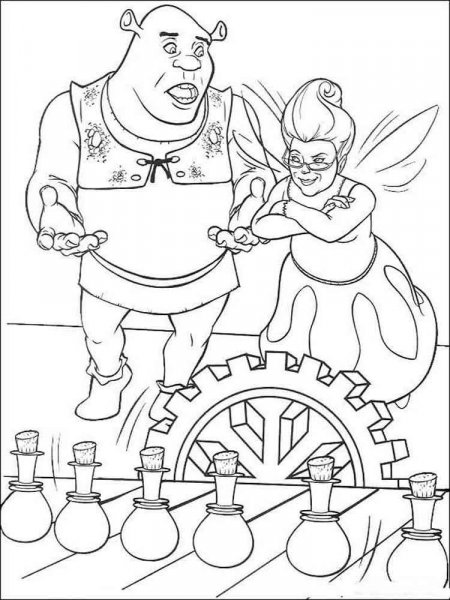 Shrek coloring pages