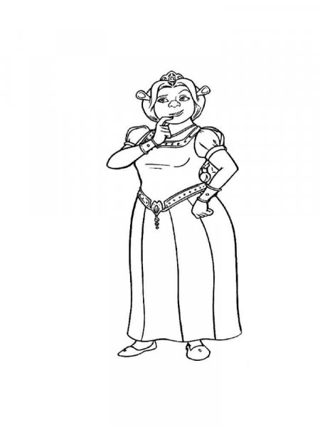 Shrek coloring pages