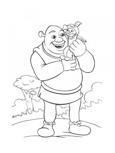 Shrek coloring pages