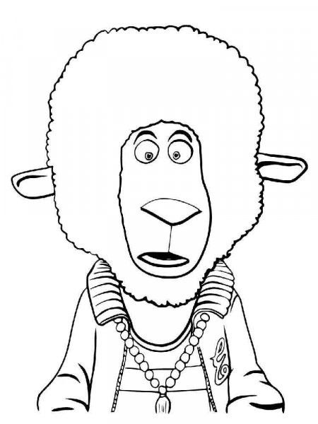 Sing coloring pages