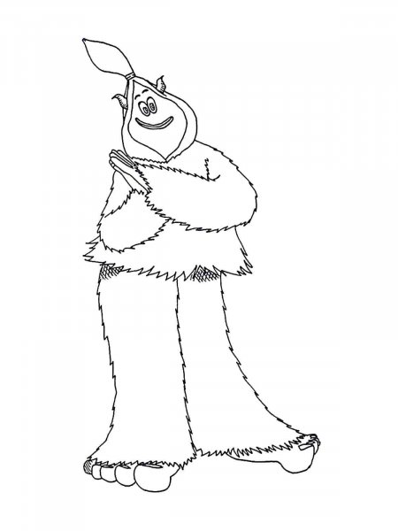 Smallfoot coloring pages
