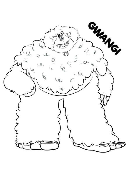 Smallfoot coloring pages