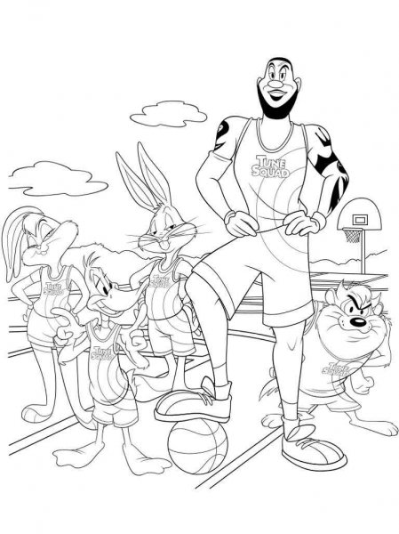 Space Jam coloring pages