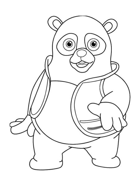 Special Agent Oso coloring pages