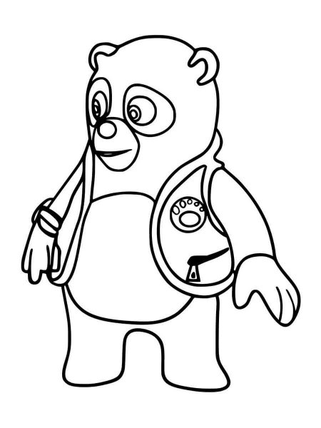 Special Agent Oso coloring pages