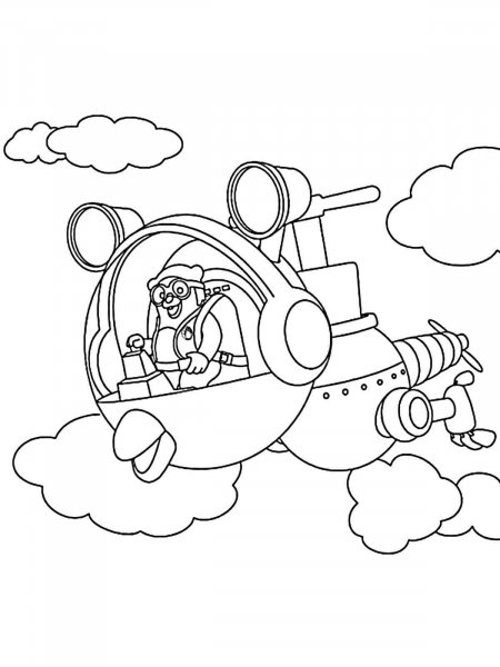 Special Agent Oso coloring pages