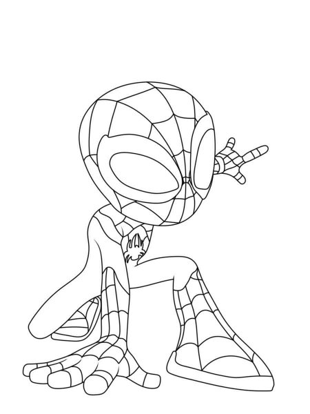 Spidey and His Amazing Friends coloring pages