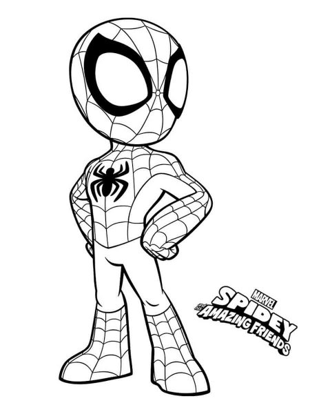 Spidey and His Amazing Friends coloring pages
