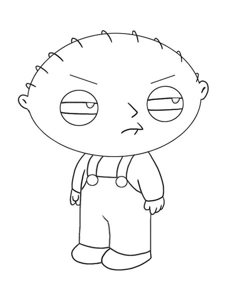 Stewie Griffin coloring pages