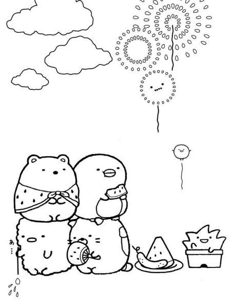 Sumikko Gurashi coloring pages